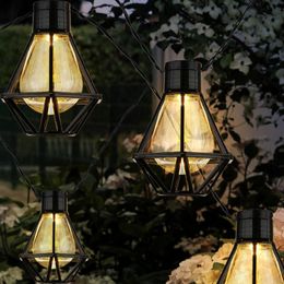 Globo Led Lichterkette Außenleuchte Gartenlampe Terrasse Laterne Gitter Gartendeko schwarz, Kunststoff, led warmweiß, l 230 cm