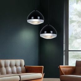 etc-shop Hängeleuchte Hängelampe Pendelleuchte Esstischlampe Wohnzimmer, Höhe anpassbar, Glaskugel Metall schwarz, 1x E14 Fassung, DxH 17x100cm, 2er Set