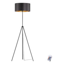 etc-shop Design Decken Fluter Wohn Zimmer Fernbedienung Steh Lampe dimmbar im Set inkl. rgb led Leuchtmittel