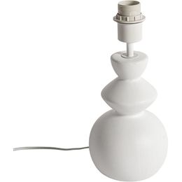 Qazqa Design-Tischlampe aus weißer Keramik 15 cm ohne Schirm – Alisia - Weiß