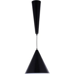 PRIVATEFLOOR - Design Cone Lampe Schwarz - Aluminium, Metall - Schwarz