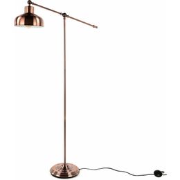 Licht-Erlebnisse - Vintage Stehlampe in kupfer antik - Kupfer (antik)