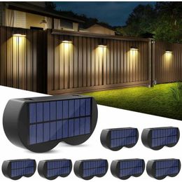 6-teilige Outdoor Garten Solar Lampe Set, IP65 wasserdichte Outdoor dekorative Solar Lampe, mit warmweißem Licht/RGB Blitz und verblasster Outdoor