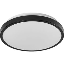 LEDVANCE Orbis london LED-Deckenleuchte 280mm, schwarz, 16W, 2000lm, warmweiße Lichtfarbe, sehr homogene Lichtverteilung, lange Lebensdauer, fest verbautes