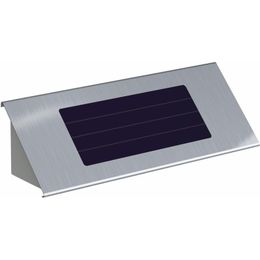 Solar-Wandleuchte - swl 60 - Edelstahl - für Hausnummern - 4 weiße LEDs - Solarbetrieben - 7300-0022 - BASI