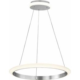 Hängelampen Wohnzimmer Pendelleuchte dimmbar mit Höhenverstellung, Aluminium, 1x led 27,5 Watt 2450 Lumen 3000K, DxH 50x150 cm Wofi 11677