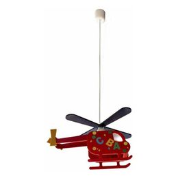 CRISTALRECORD - rote kinderdeckenlampe helicoptero alfa cr 99-009-01-142