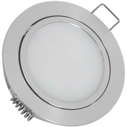 Efectoled - led Downlight Einbaustrahler 3W 12V dc Möbel Ausschnitt ø 67 mm Adressierbar 4000K Neutralweiß