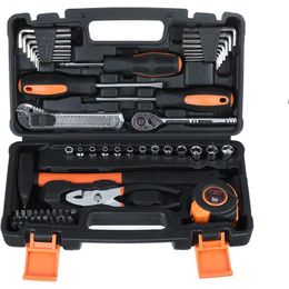 Drillpro - 57-teiliges Multi-Tool-Set Werkzeugkoffer Mechaniker-Werkzeugkoffer Heimwerkerkoffer TS-CH3 lavente