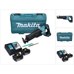 Djr 187 rmk Akku Reciprosäge 18 v Brushless + 2x Akku 4,0 Ah + Ladegerät + Koffer - Makita