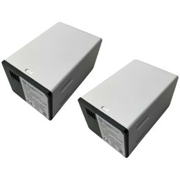 TRADESHOP 2x Trade-shop Li-Ion Akku 3,6V / 14000mAh kompatibel mit Arlo Netgear Überwachungskamera Sicherheitskamera ersetzt A-7a, A-14, A7a, A14