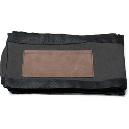 Kave Home - Dyla Bezug in Schwarz für Bett mit Matratzengröße von 150 x 190 cm