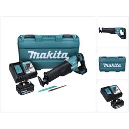 Djr 187 RF1K Akku Reciprosäge 18 v Brushless + 1x Akku 3,0 Ah + Ladegerät + Koffer - Makita