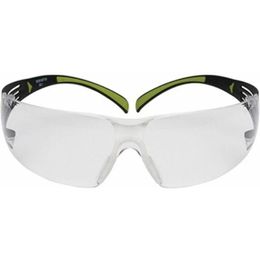 3M Schutzbrille Reader SecureFit™-SF400 en 166 Bügel schwarz grün,Scheibe klar +2,5