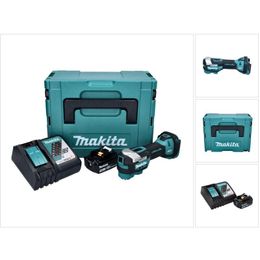 Dtm 52 RF1J Akku Multifunktionswerkzeug 18 v Starlock Max Brushless + 1x Akku 3,0 Ah + Ladegerät + Makpac - Makita