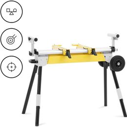 MSW Kappsägenständer Kappsägentisch Maschinenuntergestell universal 116-276cm - Gelb