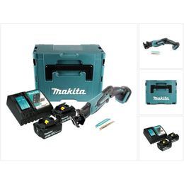 Djr 183 rgj Akku Reciprosäge 18 v + 2x Akku 6,0 Ah + Ladegerät + Makpac - Makita