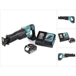 Djr 187 RT1 Akku Reciprosäge 18 v Brushless Säbelsäge + 1x 5,0 Ah Akku + Ladegerät - Makita