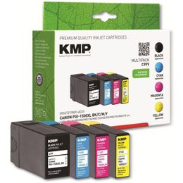Tintenpatronen-Set kompatibel zu Canon PGI1500XL bk/c/m/y - KMP