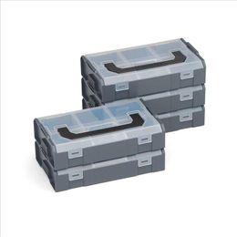 Sortimo System l-boxx Mini anthrazit Deckel transparent 10 Stück - anthrazit - Bosch