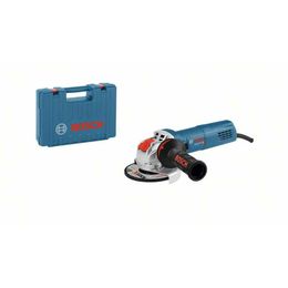 Bosch - Professional Winkelschleifer gwx 9-115 s, 900-W, x-lock, mit Zusatzgriff, Koffer, Schutzhaube