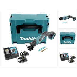 Djr 183 ryj Akku Reciprosäge 18V + 2x Akku 1,5Ah + Ladegerät + Makpac - Makita