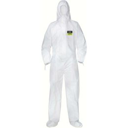 9875911 - Disposable Coveralls weiß l - Uvex