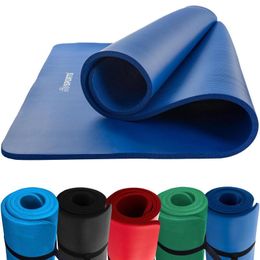 ScSPORTS® Yogamatte - Extra Breit und Lang, 190x80x1,5 cm, Leicht, Rutschfest, NBR, mit Tragegurt - Gymnastikmatte, Sportmatte, Fitnessmatte,
