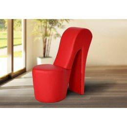 Fun Moebel - Schuhsessel designer Sessel - donna / Rot - High Heel Sessel
