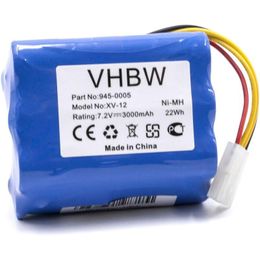 vhbw - Akku kompatibel mit Vorwerk VX100 Staubsauger (3000mAh, 7,2V, NiMH)