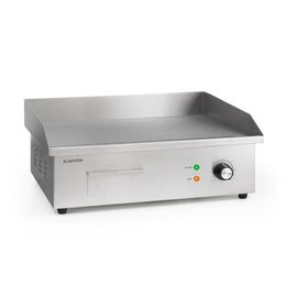 Grillmeile 3000G Elektrogrill 3000W Grillplatte 54,5x35cm glatt - Silber-Metallic - Klarstein