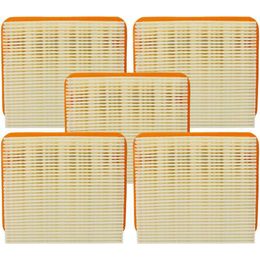 vhbw - Filterset kompatibel mit Hilti DSH700, DSH900 Trennschleifer - 5x Hauptfilter Orange Weiß