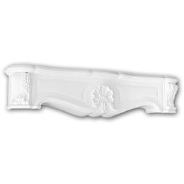 Profhome Decor - Dekorativer Kamin Profhome 164001 Kaminsims Kaminumrandung Zeitloses Klassisches Design weiß - weiß