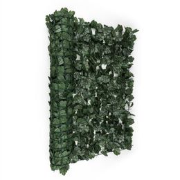 Blumfeldt - Fency Dark Ivy Sichtschutzzaun Windschutz 300x100 cm Efeu dunkelgrün - Waldgrün