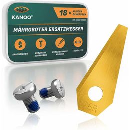 18er-Pack Titan-Ersatzmesser für Bosch Indego Rasenroboter - Ersatzmesser für Bosch Indego Rasenmäher - Rhafayre