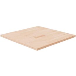 Tischplatte,Schreibtischplatte Quadratisch 70x70x2,5 cm Eichenholz Unbehandelt vidaXL