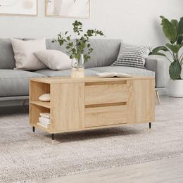 Couchtische Kaffeetisch Sonoma-Eiche 102x44,5x50 cm Holzwerkstoff vidaXL