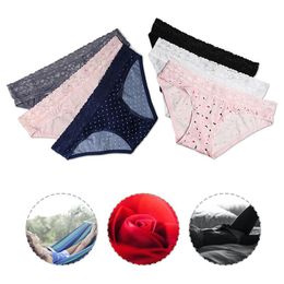 VINGO - 3x Damen Unterwäsche Slips Panty Slips Set Hipster Baumwolle Unterhose Gr.L
