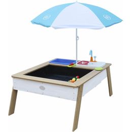 AXI Linda Sand & Wassertisch aus Holz mit Spielküchenspüle Matschtisch / Spielküche / Wasserspieltisch / Sandtisch für Kinder in Braun & Weiß mit