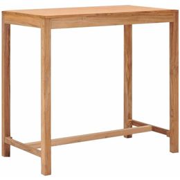 Bonnevie - Outdoor-Bartisch 110x60x105 Massivholz Teak vidaXL307603