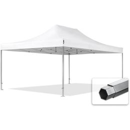 Intent24 - 4x6 m Faltpavillon professional Alu 50mm, weiß - weiß