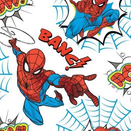 Tapete Kids @ Home Spiderman Pow Weiß - Weiß - Prolenta Premium