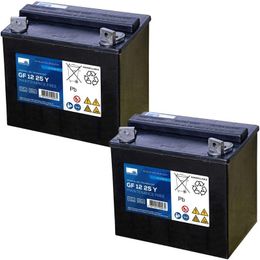 Exide Ersatzakku für Invacare Pronto M50 M61 M71 Rollstuhl 24V 2 x 12V 25Ah