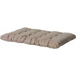 Allibert - Paletten-Sitzkissen Basic, taupe 50% Baumwolle / 50% Polyester