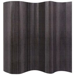 Sweiko - Raumteiler Bambus Grau 250 x 165 cm 10696
