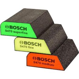 Parkside - Bosch Schleifschwämme 100x68x25mm Schleifklotz Schleifschwamm schräge Kante