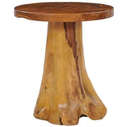 Couchtisch 40x40 cm Massivholz Teak VDFF23249DE