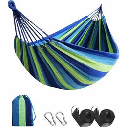 Rhafayre - Outdoor-Camping-Hängematte, tragbare Outdoor-Hängematte aus Segeltuch, 200 kg Kapazität, leicht, mit Tragetasche für Strand und