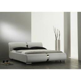 Polsterbett Bett Doppelbett dakar Komplettset 180x200 cm Weiss