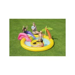 Meditrade GmbH Aufblasbarer gartenpool für kinder mit rutsche 237X201X104CM sunnyland 53071